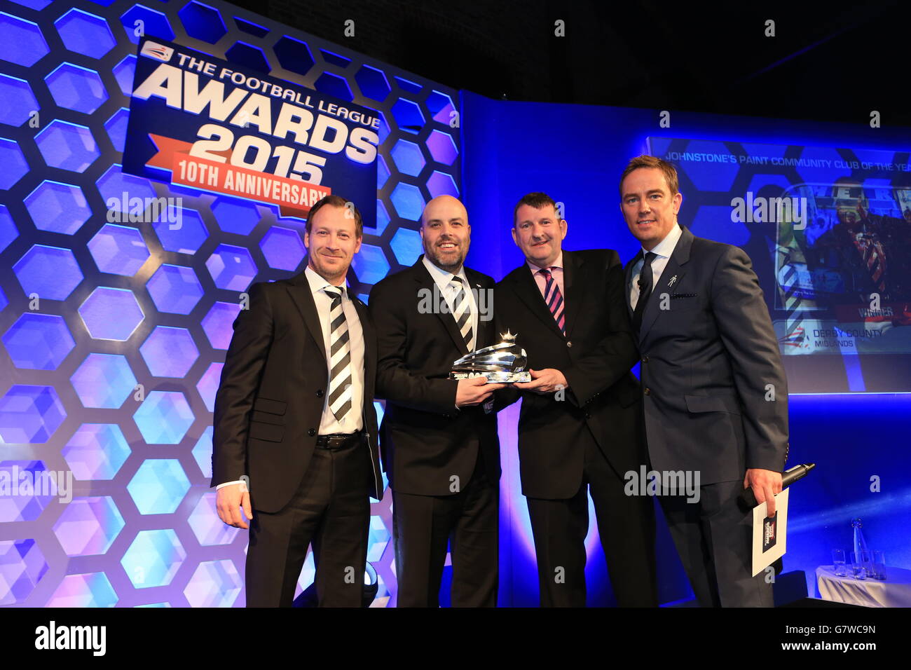Derby County's Community Manager Paul Newman (left) and Head of ...