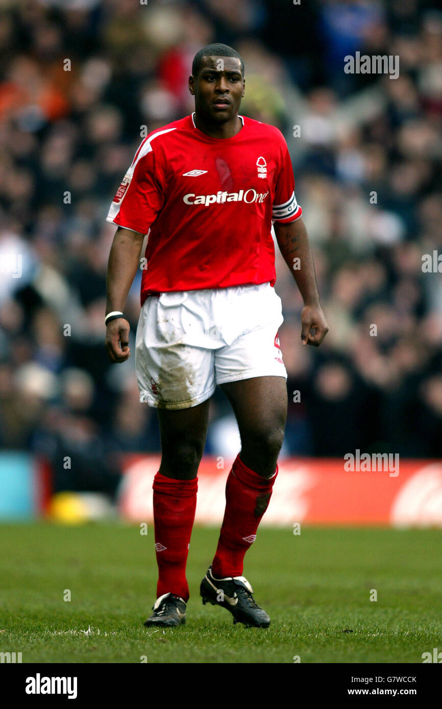 Nottingham forest matchday captain wes morgan hi-res stock photography ...