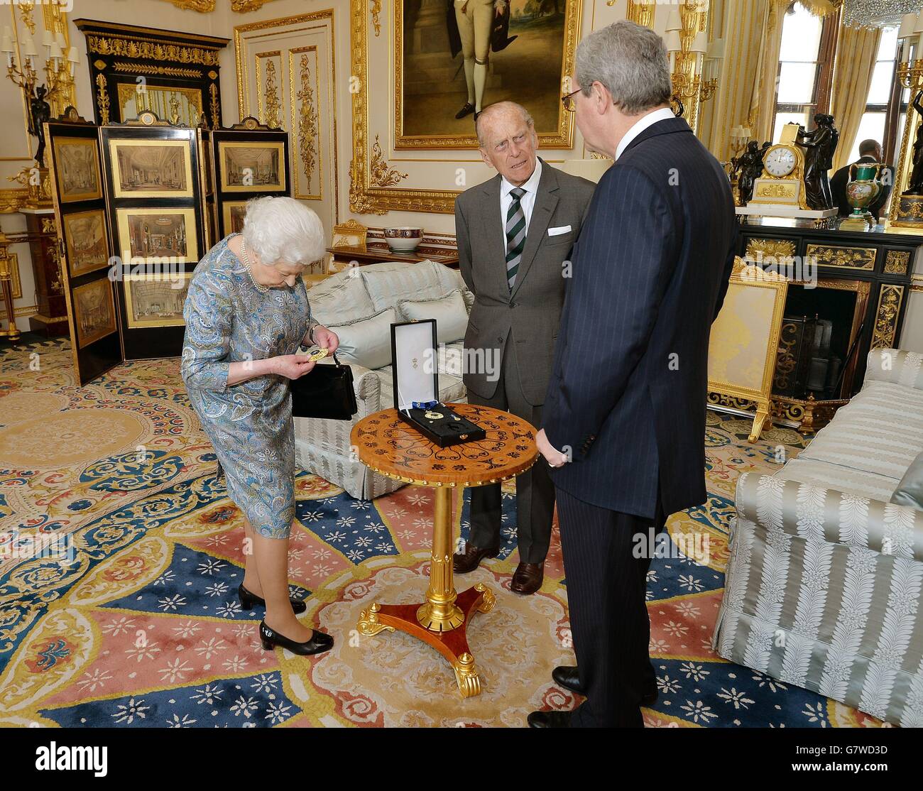 The insignia of a knight of the order of australia hi-res stock ...