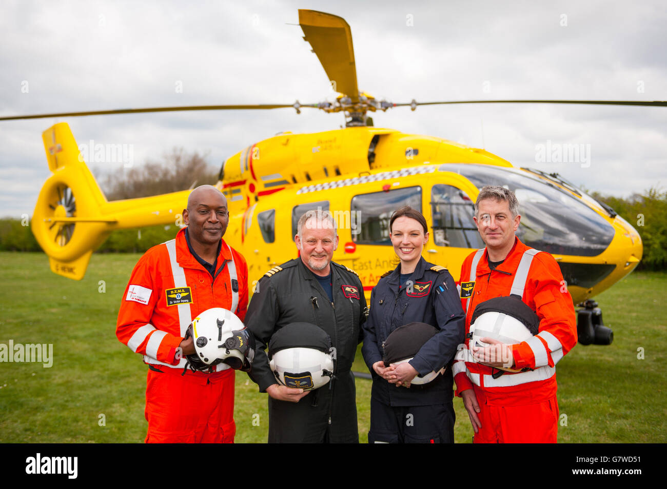 (Left to right) Consultant Victor Inyang, Pilot Dave Surtees, Co Pilot ...