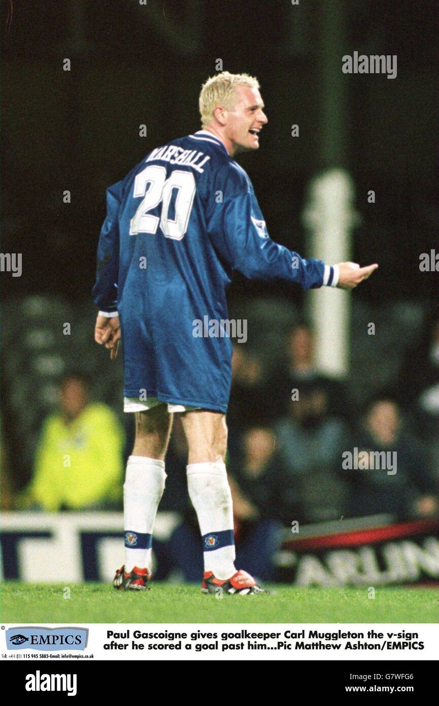 Paul Gascoigne, Brian Little's Select XI, gives Leicester City ...