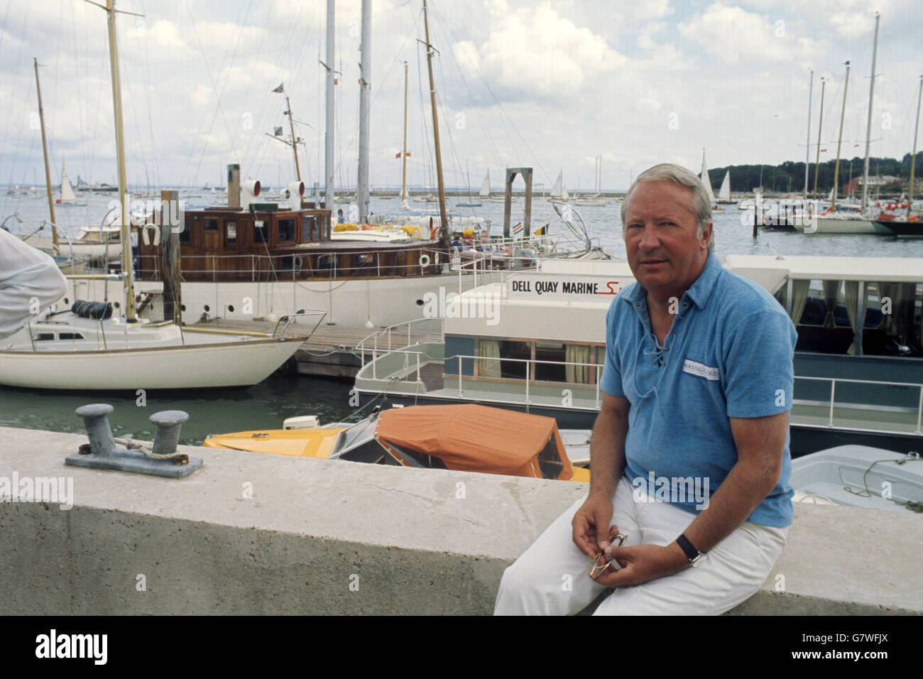 Politics - Edward Heath - Cowes Stock Photo - Alamy