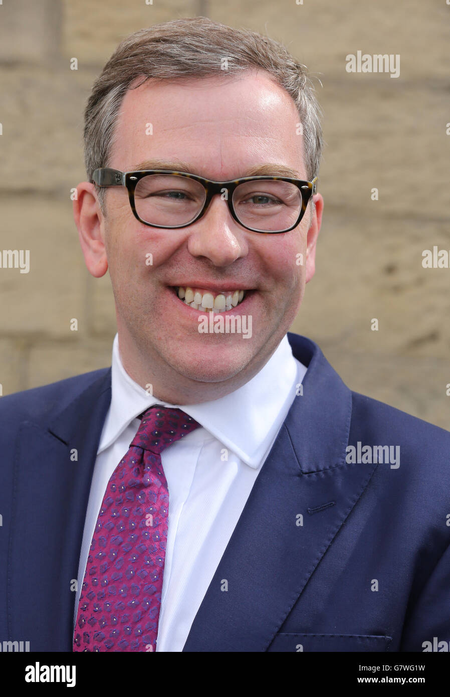Labour party Candidate for Pudsey Jamie Hanley during the launch of the ...