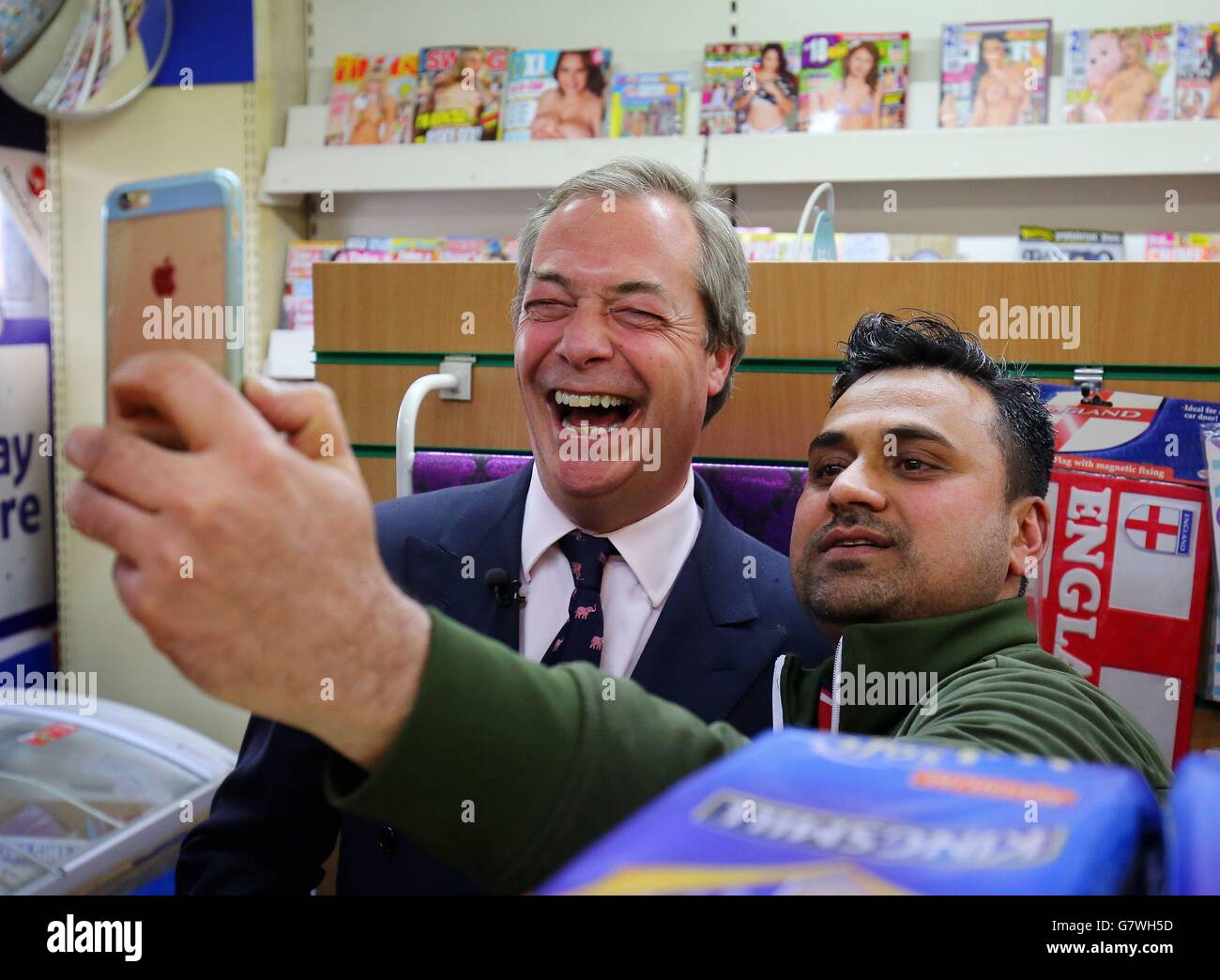 Nigel selfie hi-res stock photography and images - Alamy