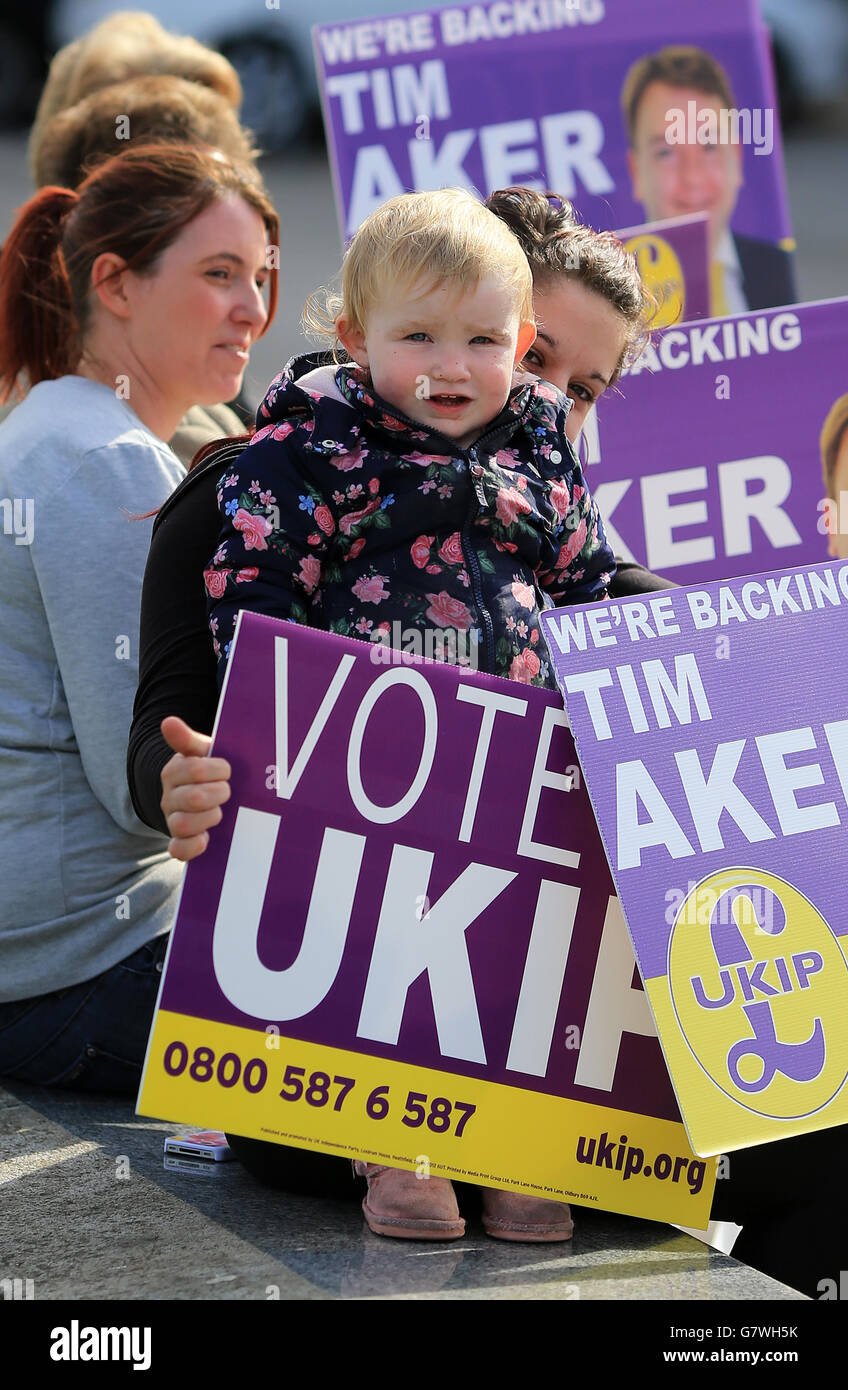 General Election 2015 campaign - April 13th Stock Photo - Alamy