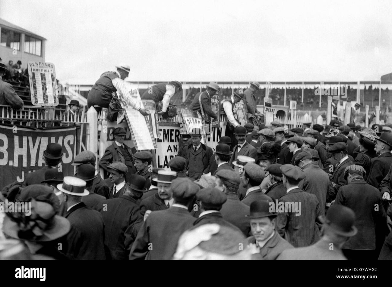 Horse Racing - The Derby - Epsom Stock Photo - Alamy