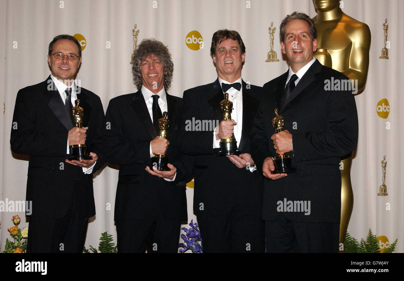 (L-R) Scott Millan, Greg Orloff, Bob Beemer and Steve Cantamessa ...