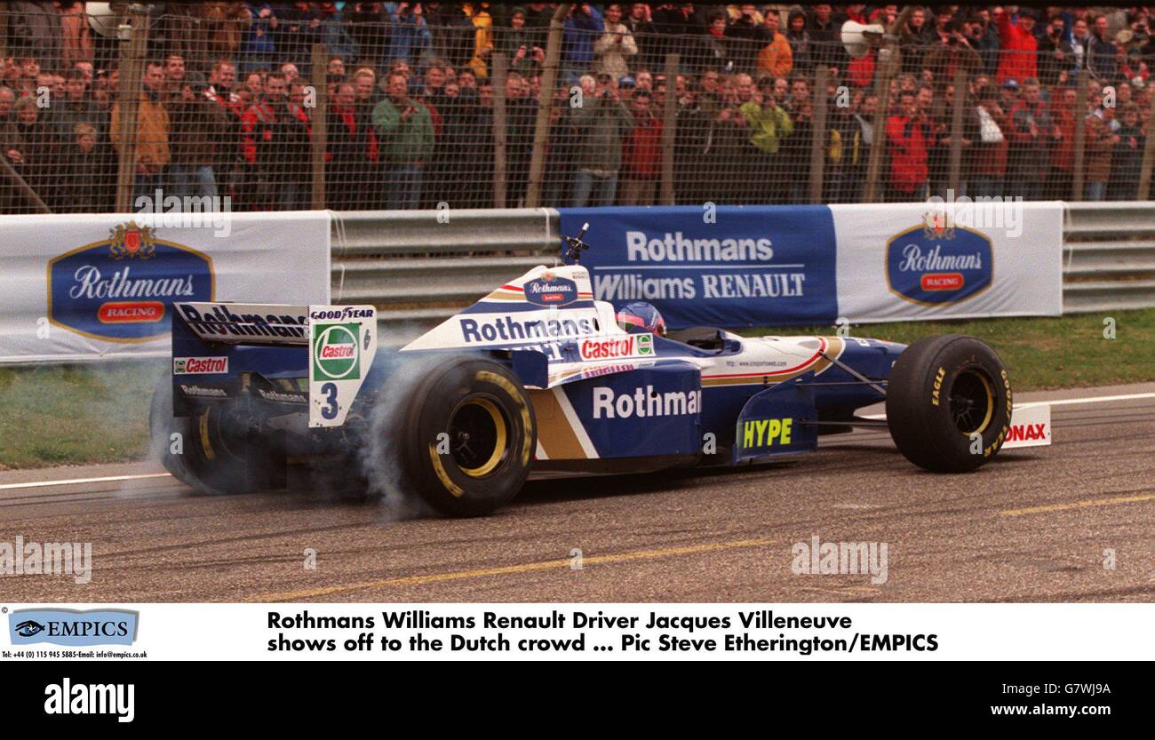 Formula One - Rothmans Williams Publicity Day in Zandvoort, Holland ...