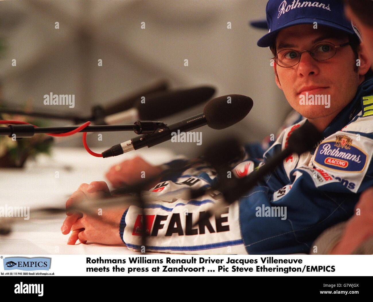 Formula One - Rothmans Williams Publicity Day in Zandvoort, Holland ...