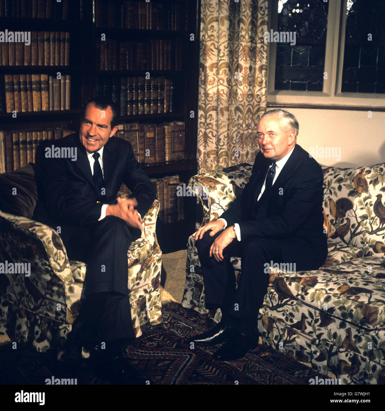 Politics - President Nixon visit to Britain - Great Hall, Chequers ...