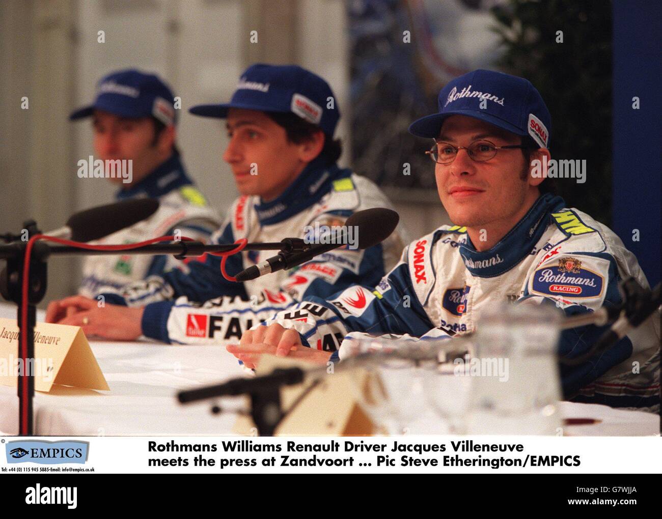 Formula One - Rothmans Williams Publicity Day in Zandvoort, Holland ...