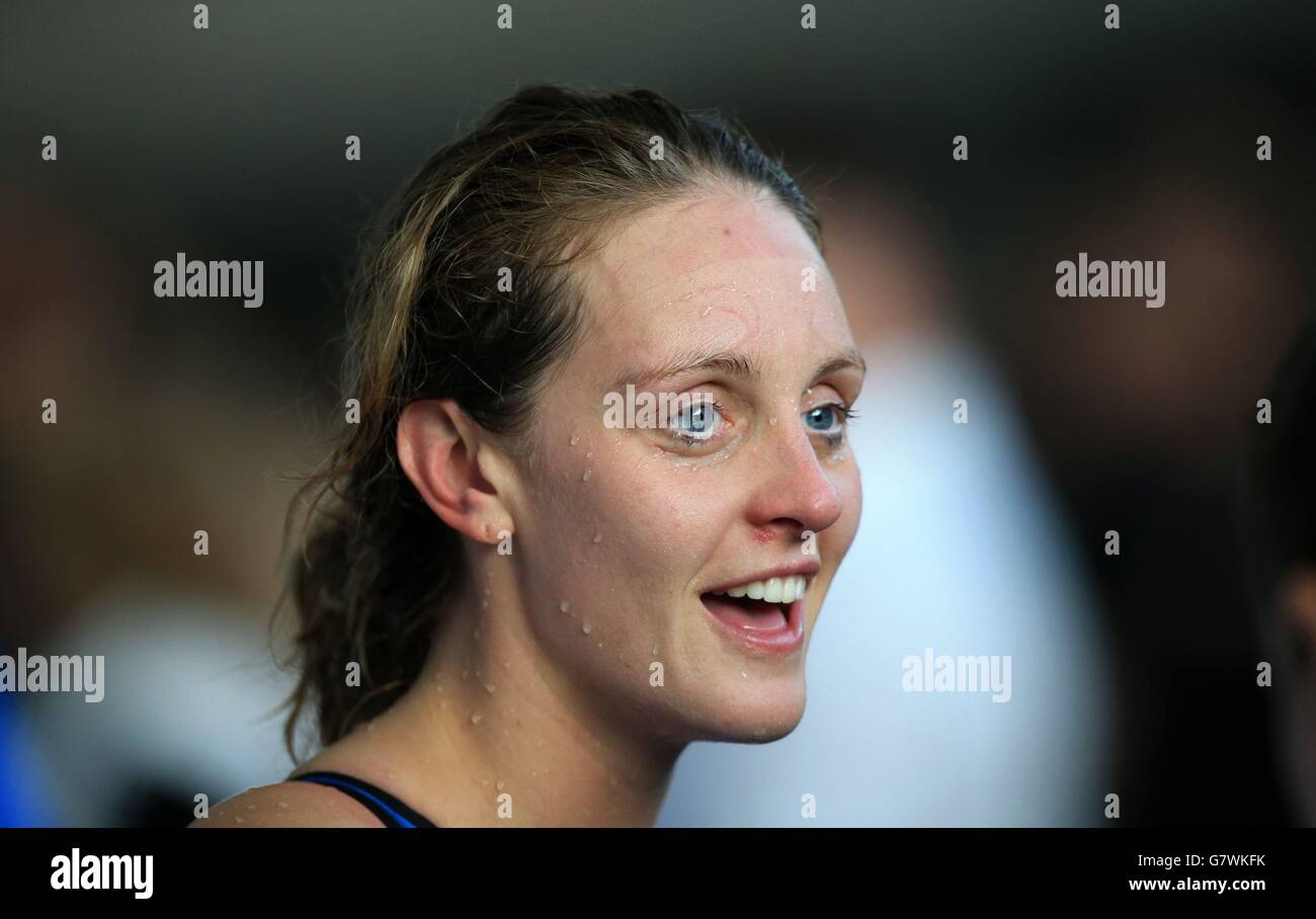 Francesca Halsall after her women's 50m freestyle heat during the ...