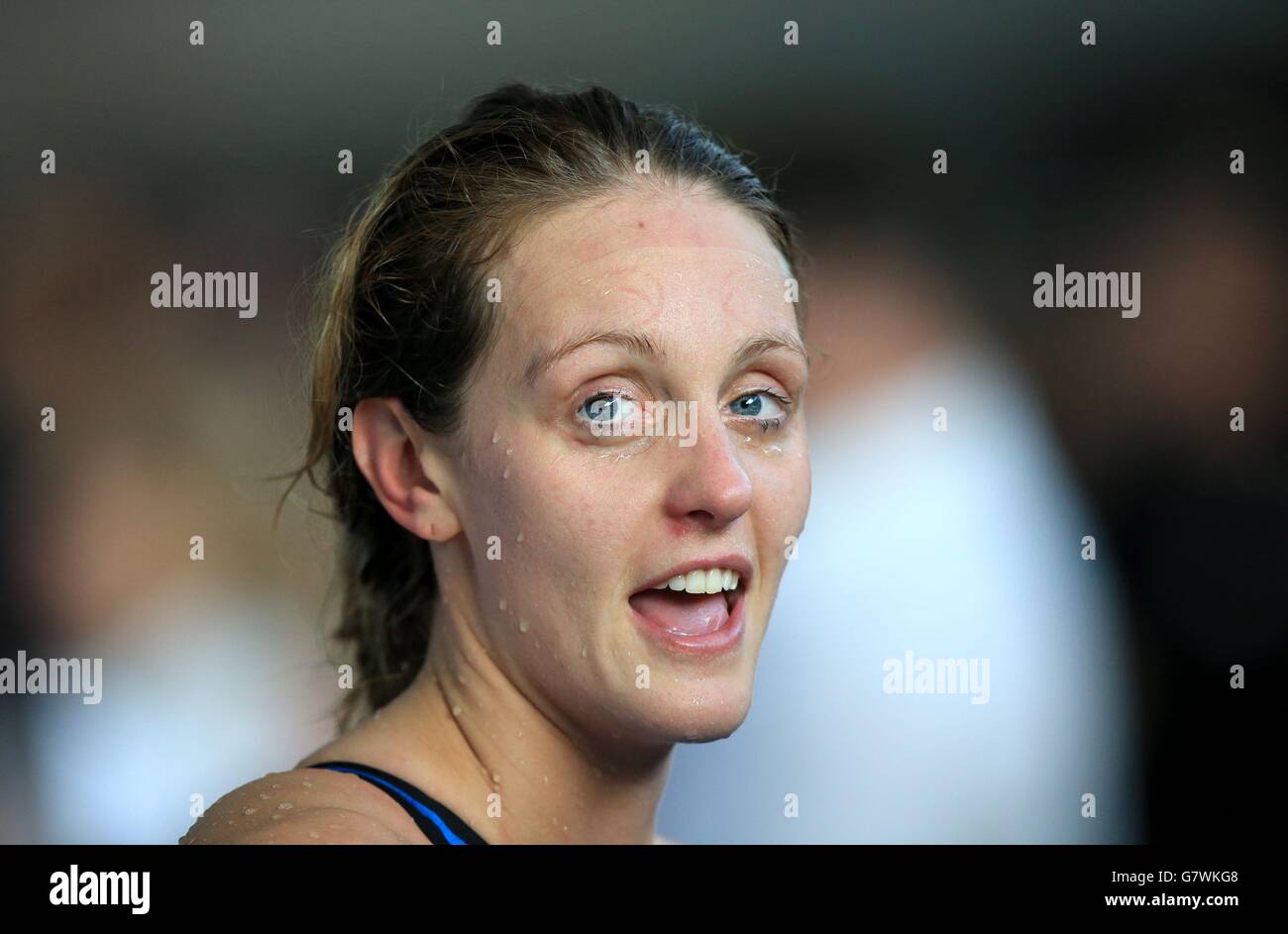 Francesca Halsall after her women's 50m freestyle heat during the ...