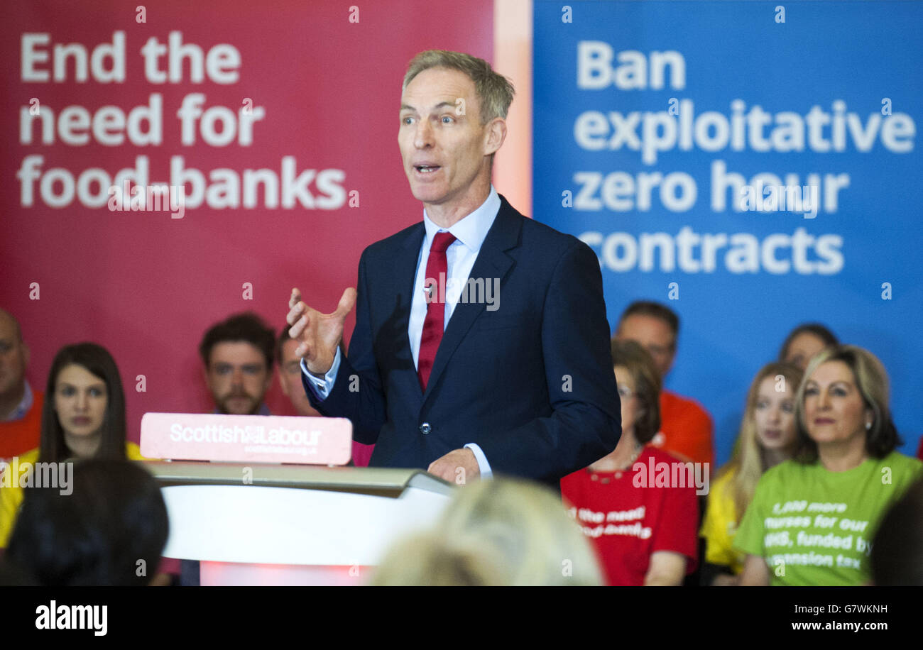 Scottish Labour Party leader Jim Murphy unveils the Scottish Labour's ...