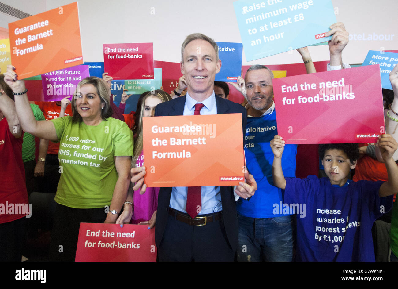 Scottish Labour Party leader Jim Murphy unveils the Scottish Labour's ...