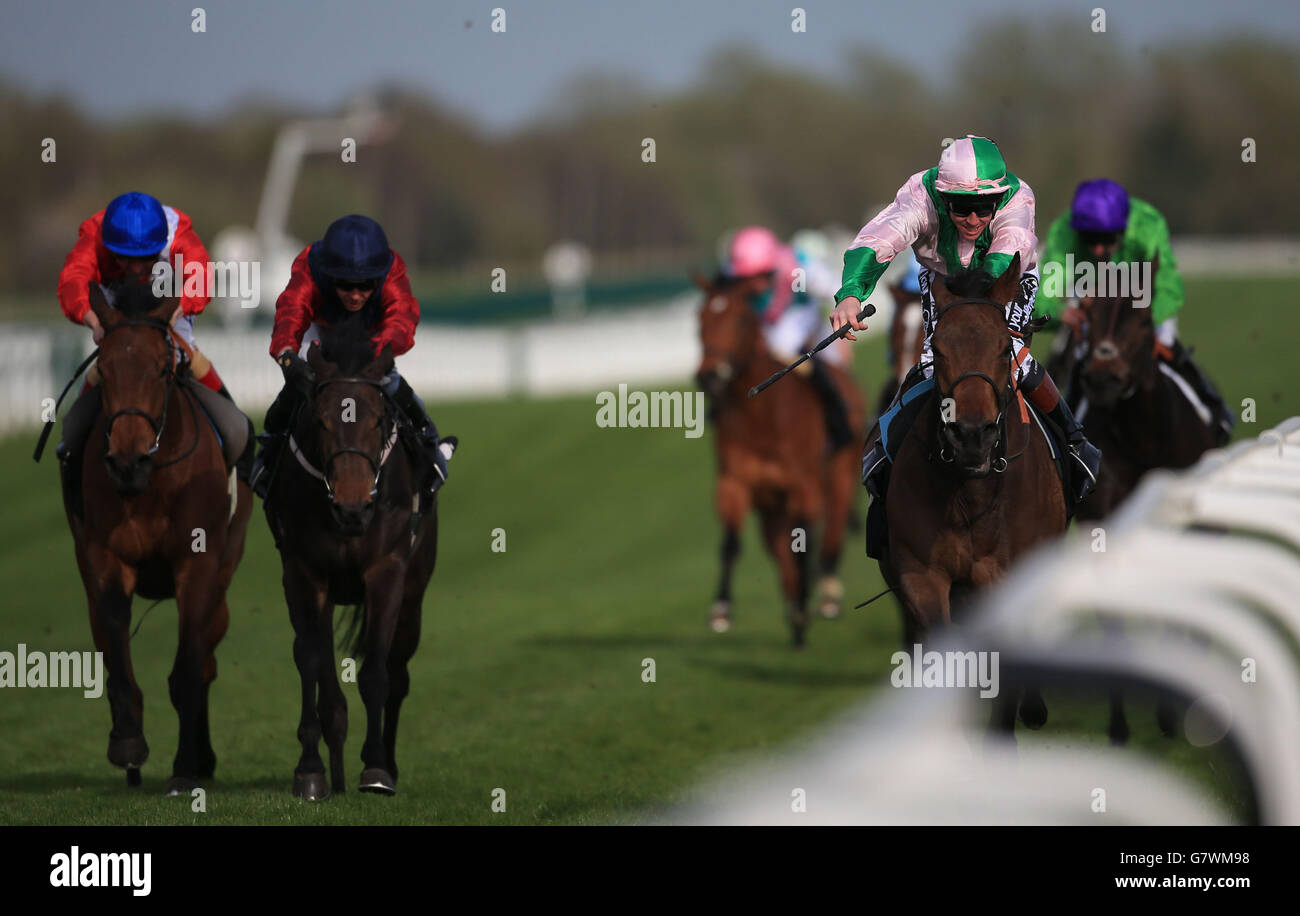Jockey Jim Crowley Newbury Racecourse High Resolution Stock Photography ...