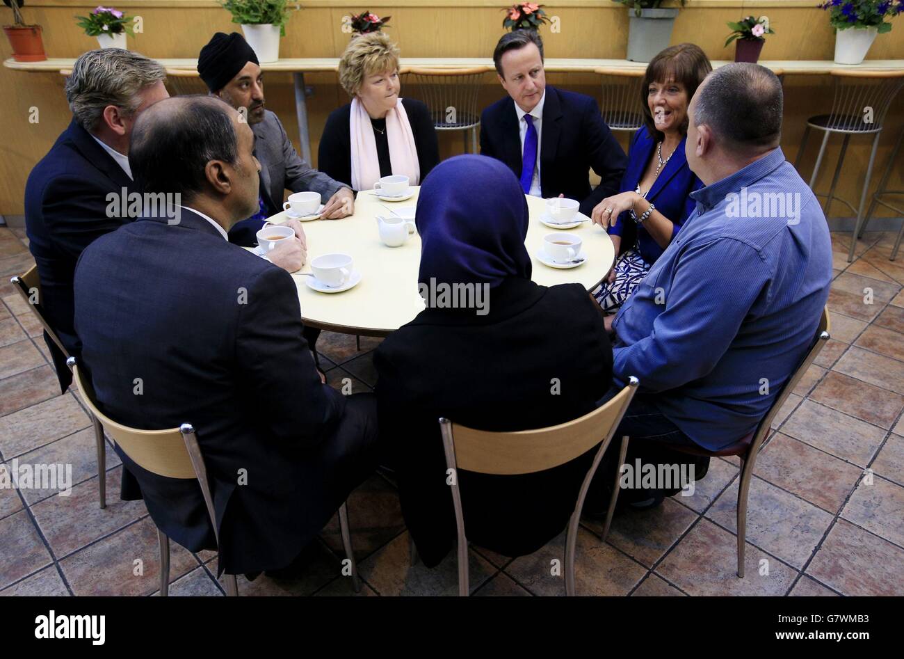 People approaching pensionable age melbicks garden centre hi-res stock ...