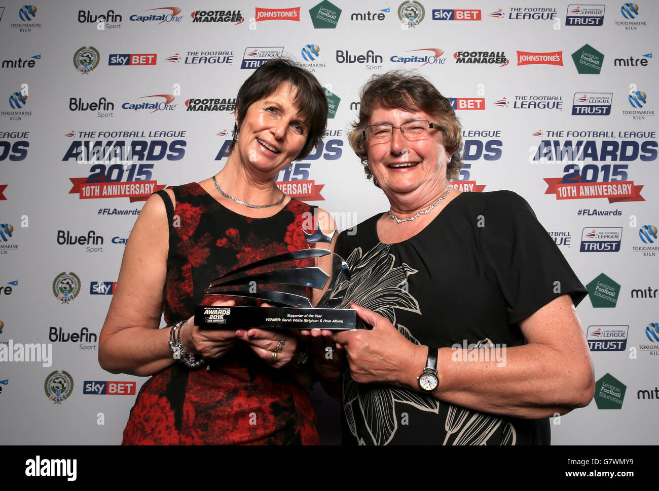 The Capital One Supporter of the Year Award is collected on behalf of ...