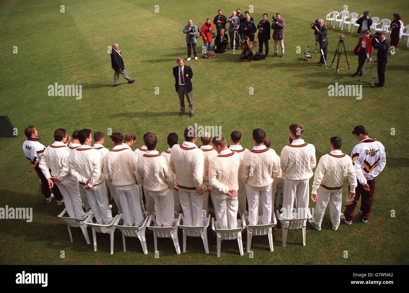 Cricket ... Northants C.C. Photocall Stock Photo - Alamy