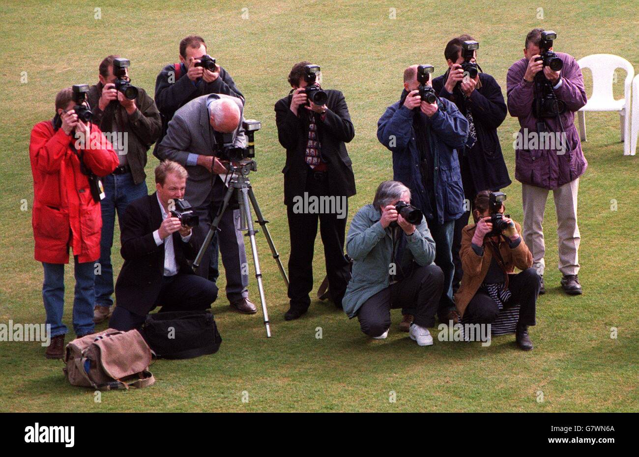 Cricket ... Northants C.C. Photocall Stock Photo - Alamy
