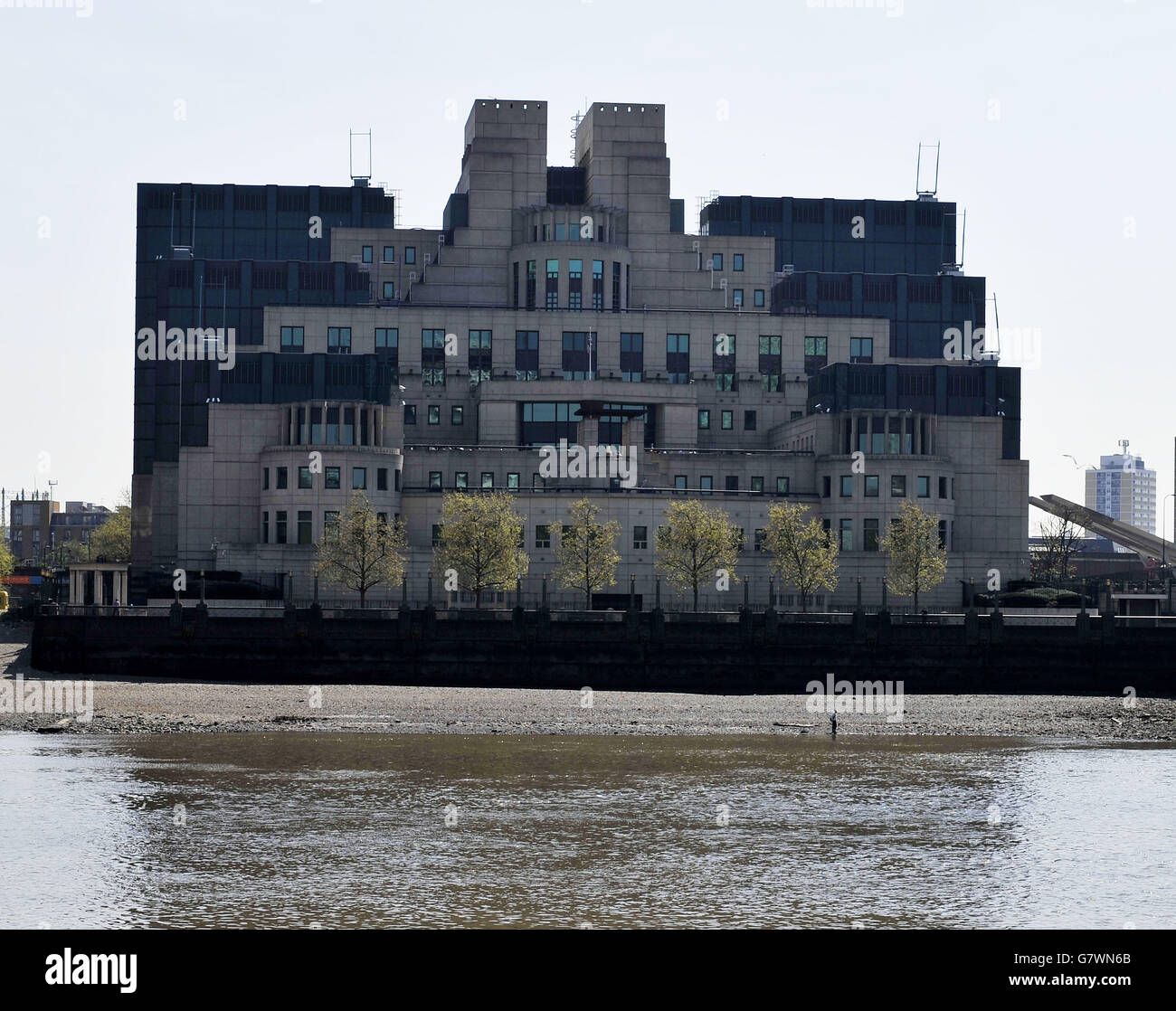 Secret Intelligence Service building - stock. General view of the ...