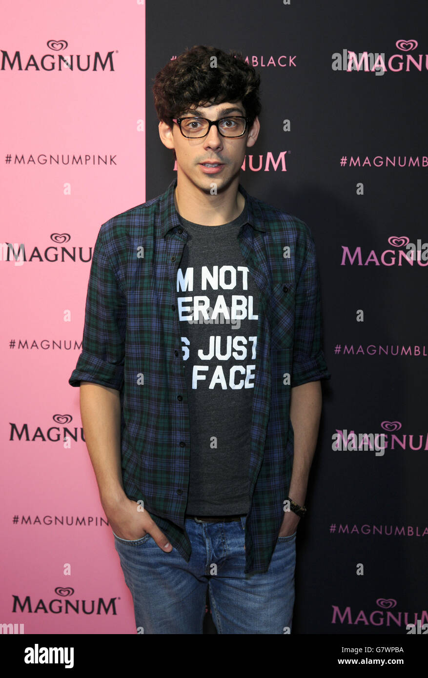 EDITORIAL USE ONLY Matt Richardson attends the launch party for Magnum ...