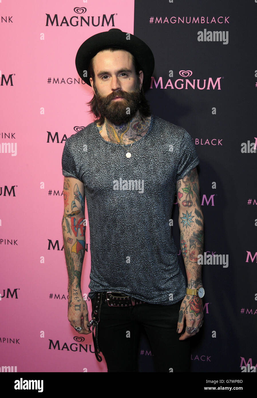 Magnum Pink and Magnum Black launch party Stock Photo - Alamy