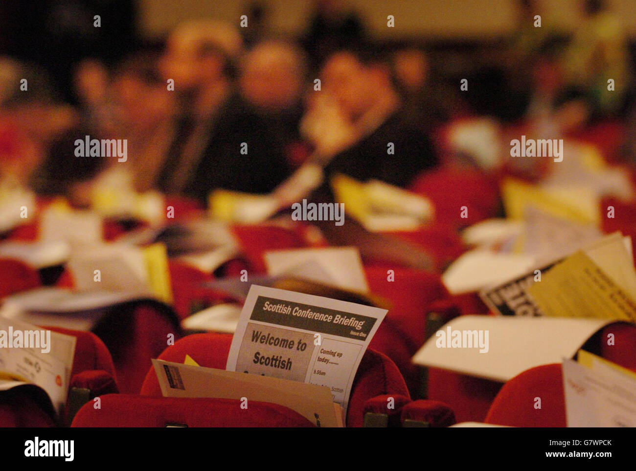 Scottish Labour Party Conference - Caird Hall Stock Photo - Alamy