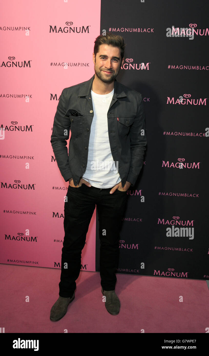 EDITORIAL USE ONLY Matt Johnson attends the launch party for Magnum ...