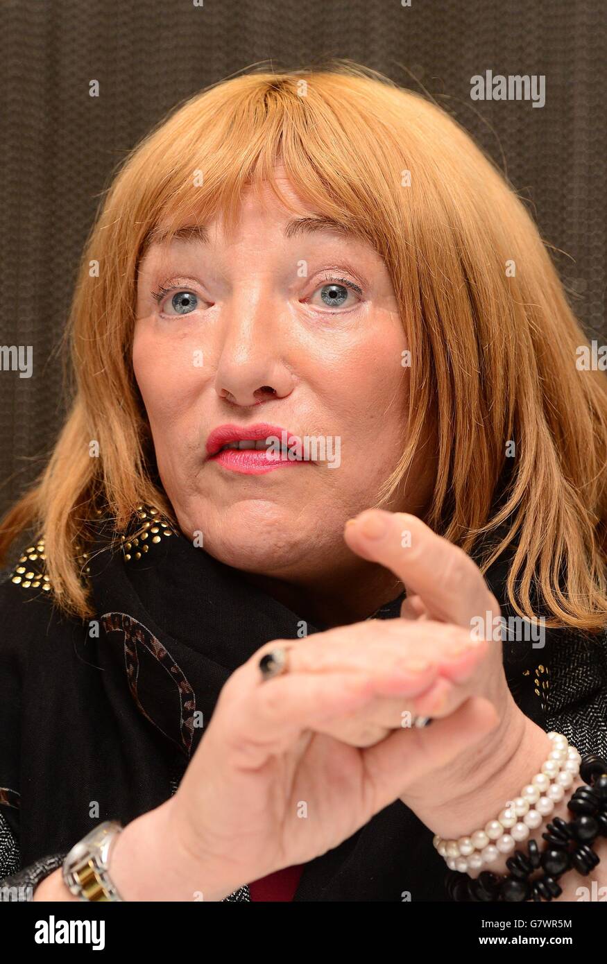 Boxing promoter Kellie Maloney during a press conference at Bar Italia ...