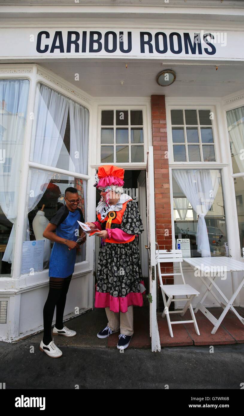 Dame Jon Dixon, The Official Monster Raving Looney Party candidate for ...