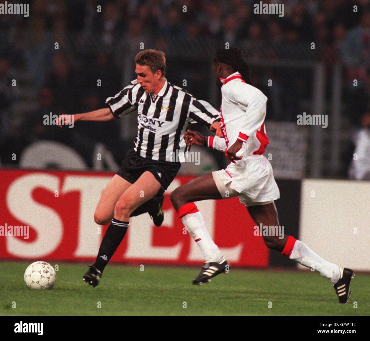 Soccer uefa champions league semi final leg juventus ajax hi-res stock ...