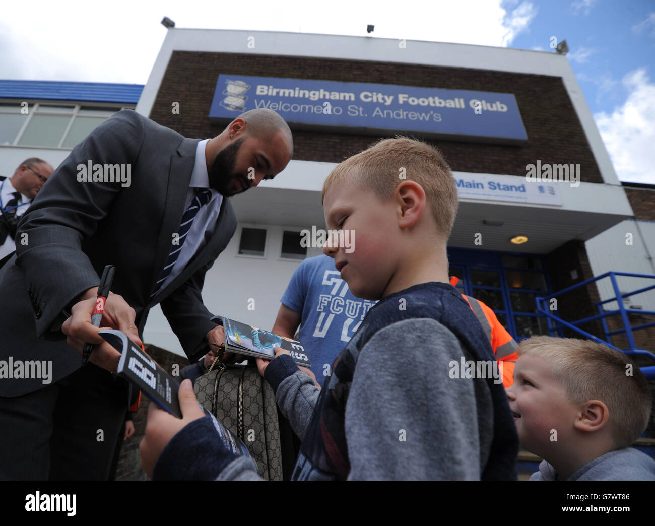 Birmingham City's Darren Randolph arrives for the match against ...