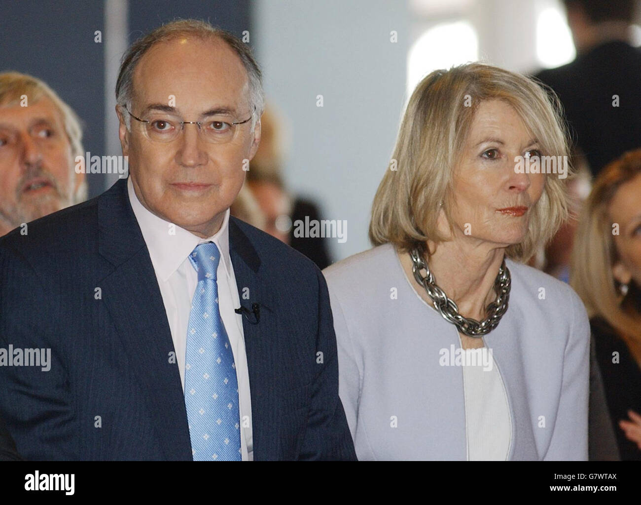 The leader of the conservative party and his wife sandra hi-res stock ...