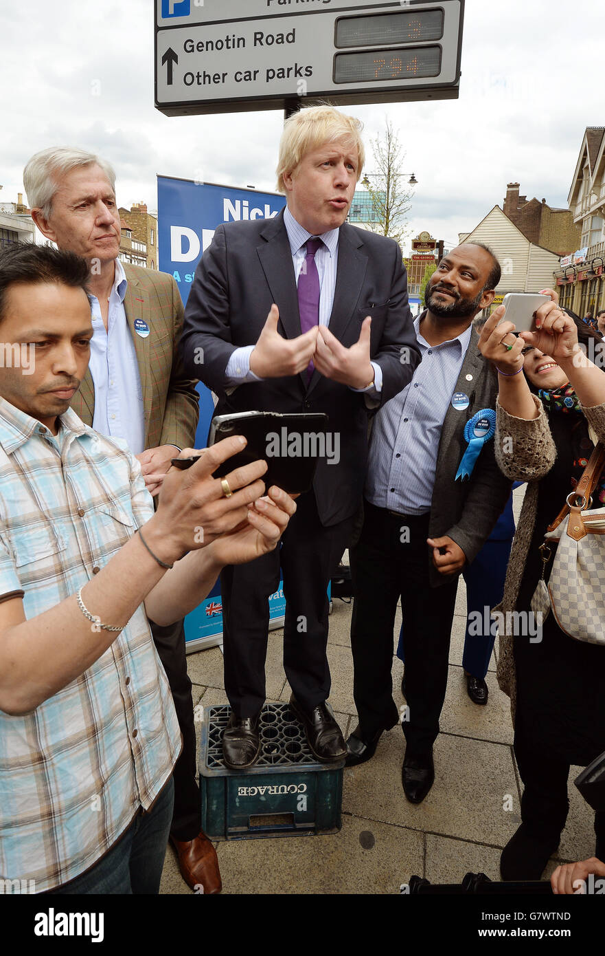 General Election 2015 campaign - April 27th Stock Photo - Alamy