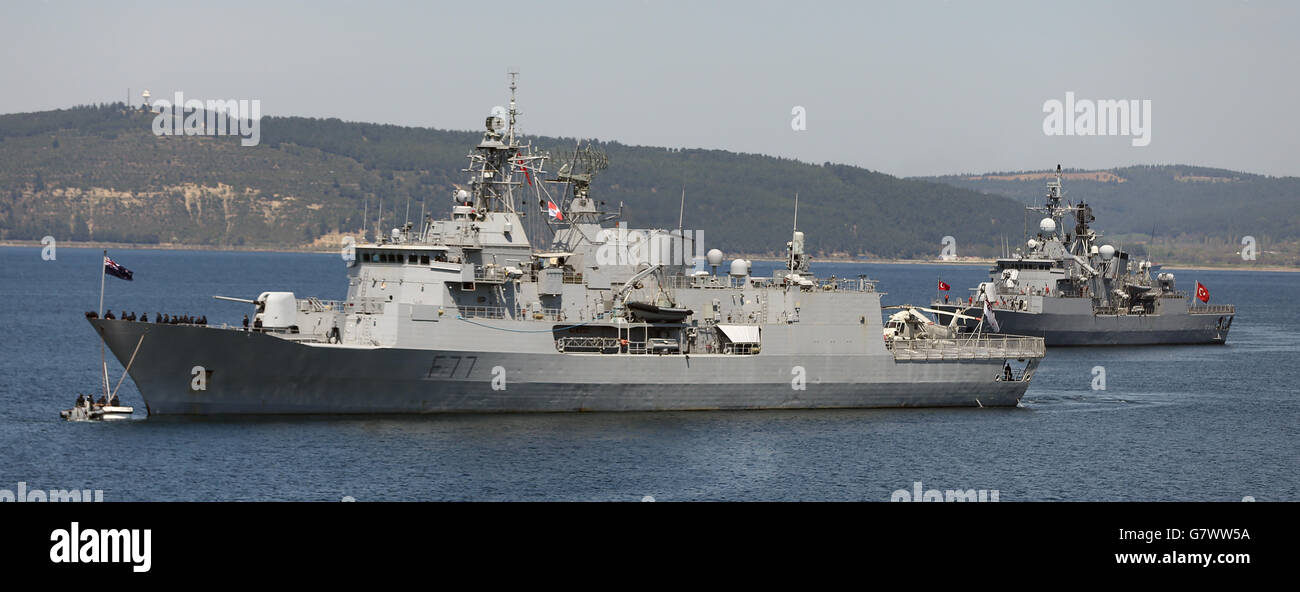 Stock picture of Anzac Class Frigate HMNZS Te Kaha (F77) in the ...