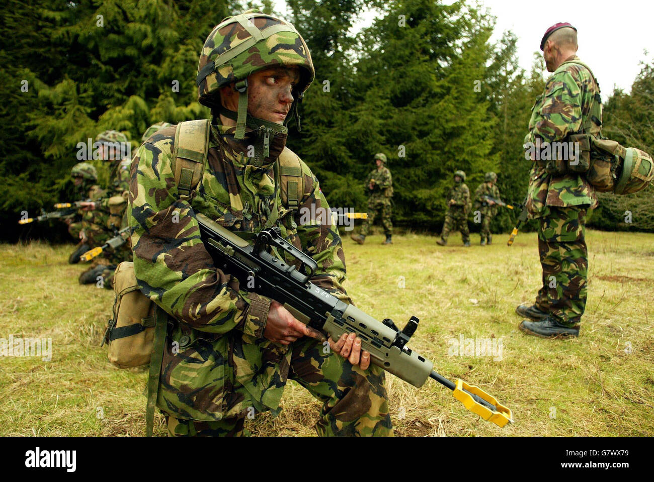 Basic Training at the Army Training Regiment - Winchester Stock Photo ...