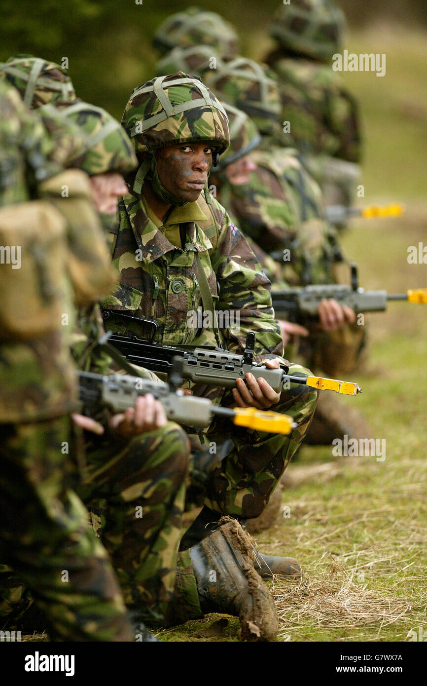 Basic Training at the Army Training Regiment - Winchester Stock Photo ...