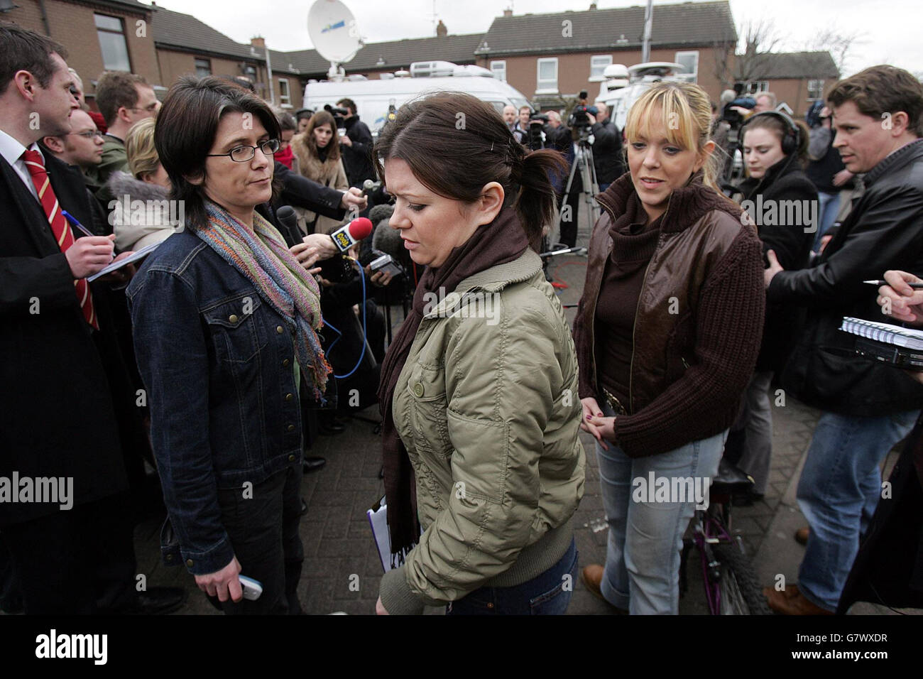 The two sisters of murdered father-of-two Robert McCartney, Catherine ...