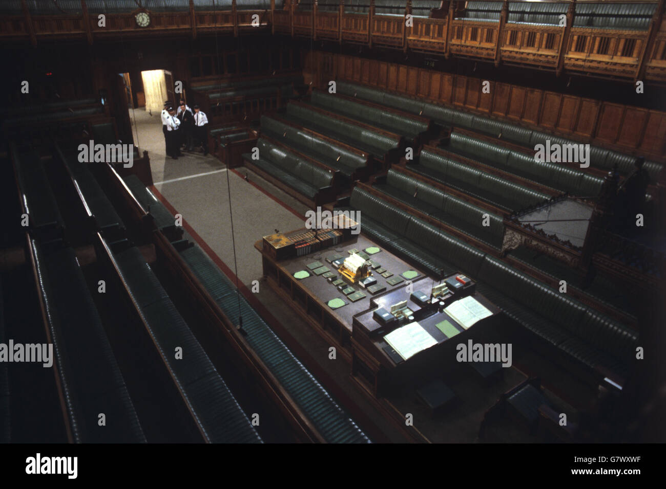 Empty house of commons hi-res stock photography and images - Alamy