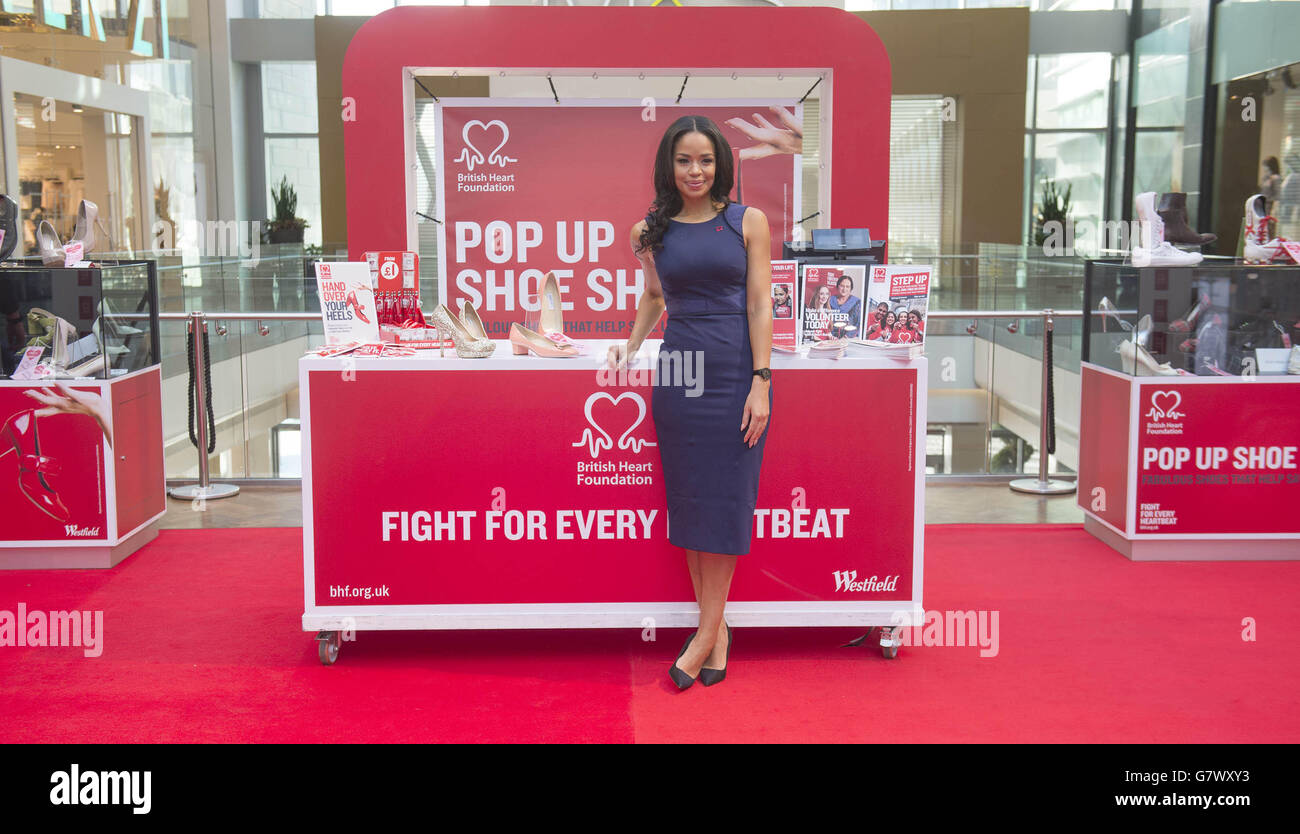 Good Morning Britain's Heels 4 Hearts campaign - London Stock Photo - Alamy