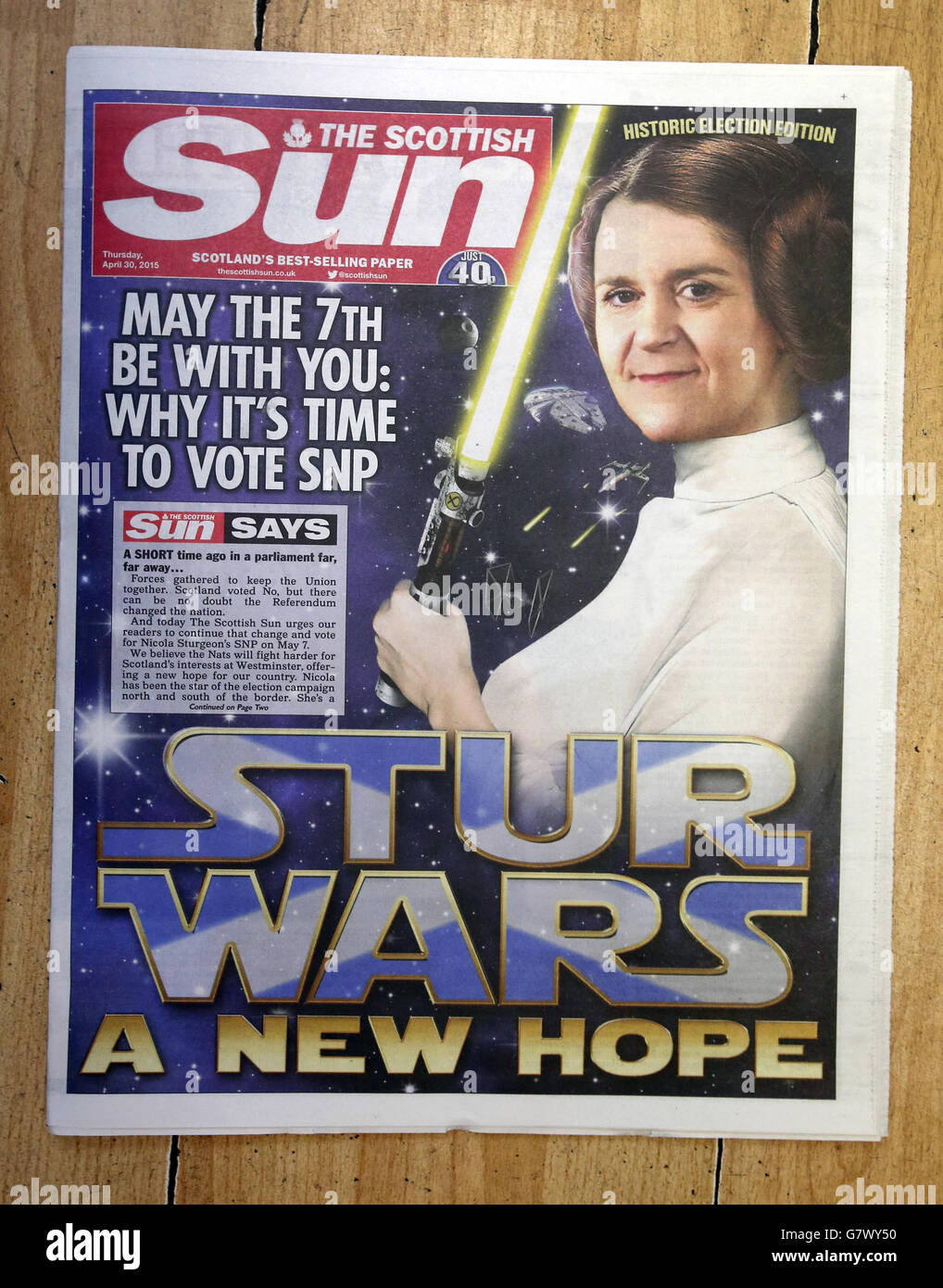 Sun newspaper campaign hi-res stock photography and images - Alamy