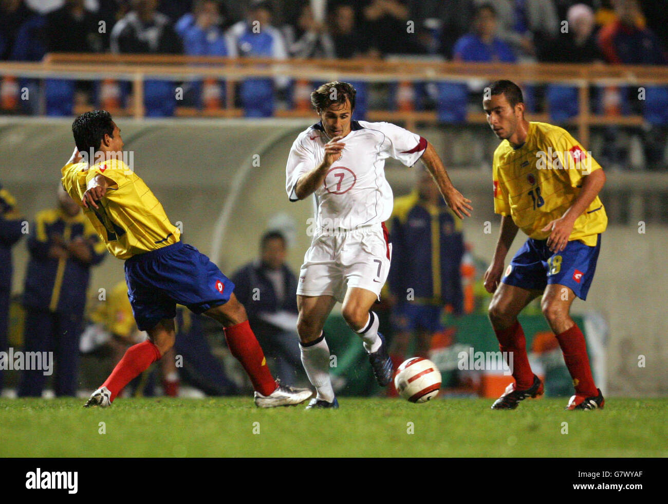 John Javier Restrepo and Luis Gabriel Rey of Colombia and Brian Mullan ...
