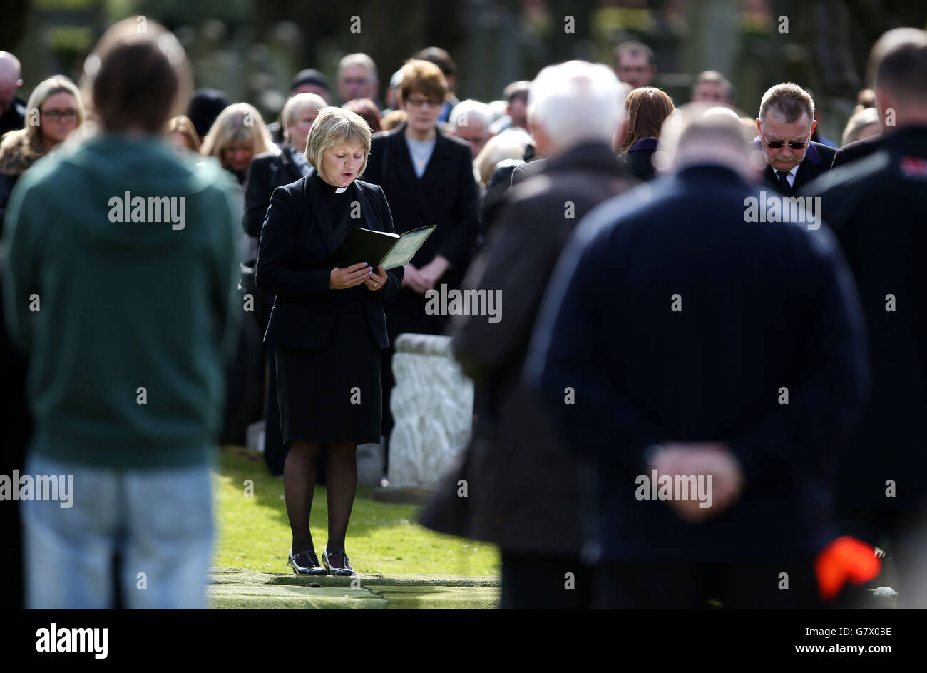 Unknown baby boy funeral Stock Photo - Alamy