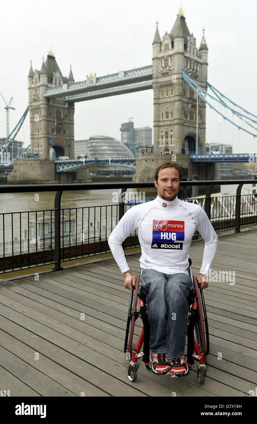 Switzerland's Marcel Hug during a photocall ahead of the Virgin Money ...