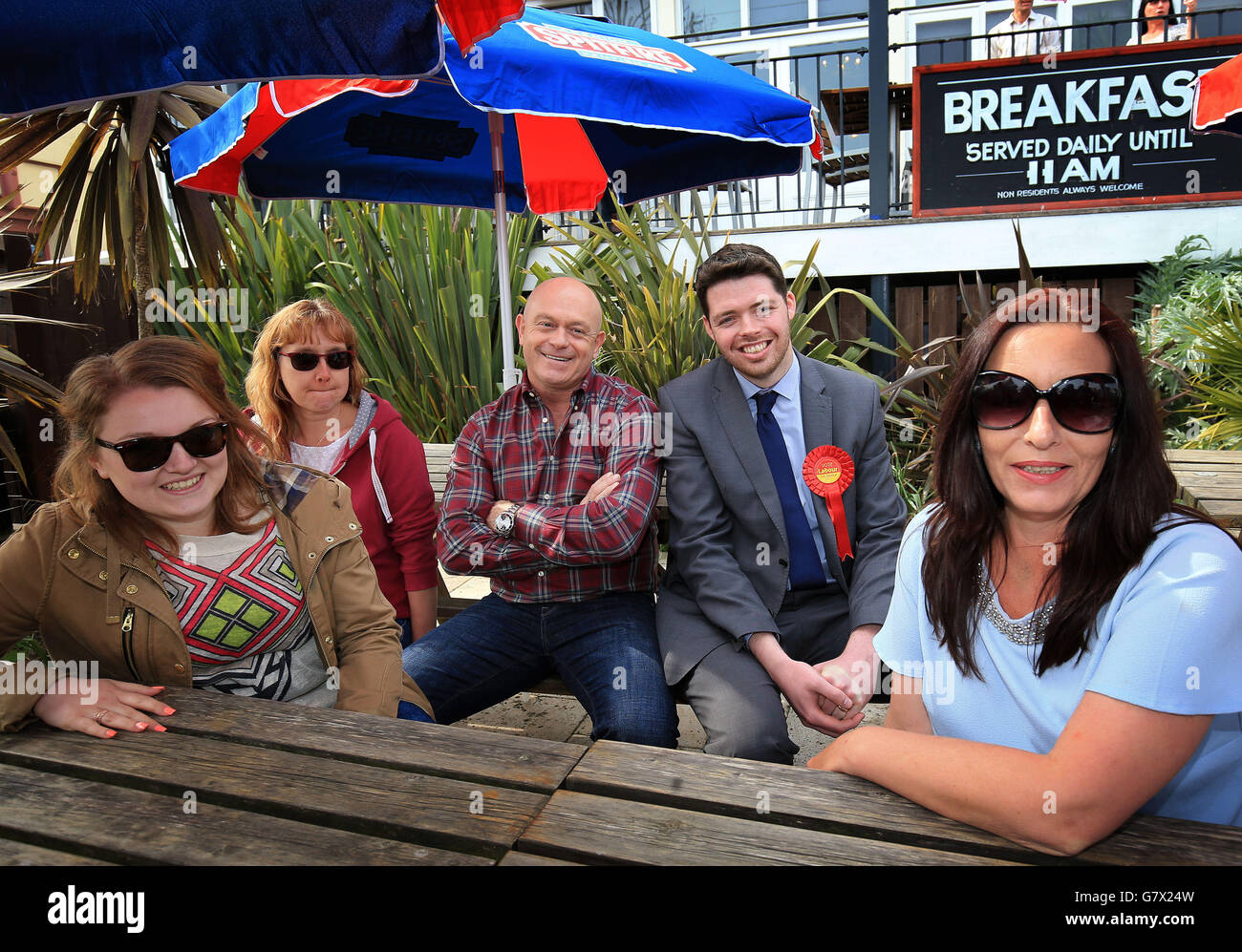 Will Scobie, Labour parliamentary candidate for South Thanet is joined ...