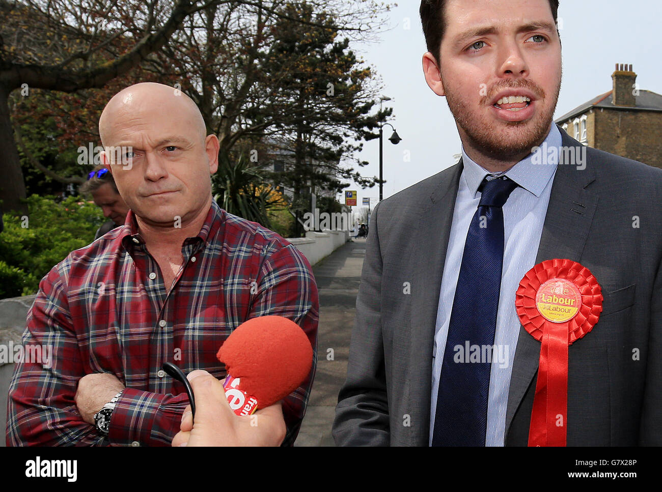 Will Scobie, Labour parliamentary candidate for South Thanet is joined ...