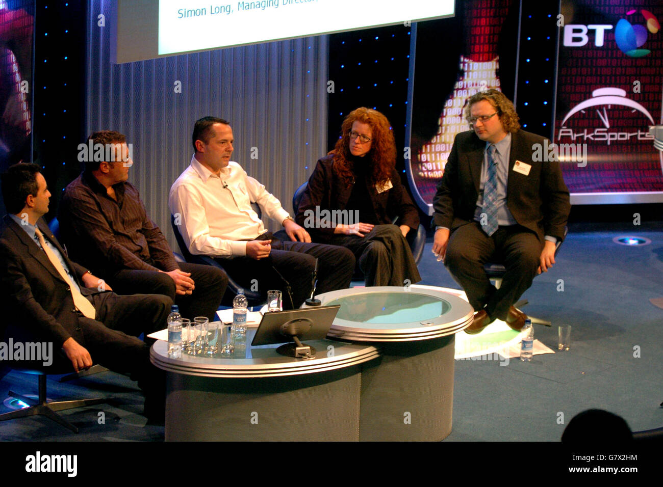 (L-R) Patrick Adiba, Toby Hester, Simon Long, Sally Hancock and Johnny ...