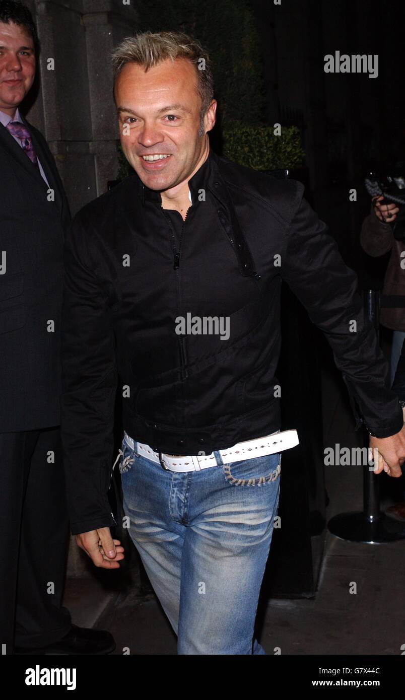 Piers morgan book launch private party axis restaurant hi-res stock ...