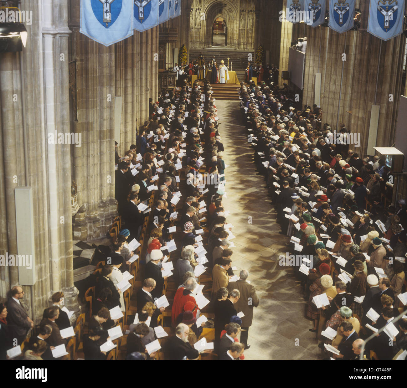Enthronement archbishop runcie hi-res stock photography and images - Alamy